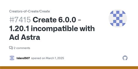 Create 600 1201 Incompatible With Ad Astra · Issue 7415