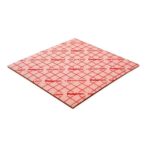 Polymem Nonadhesive Square Polyurethane Foam Wound Dressing 5in X 5in