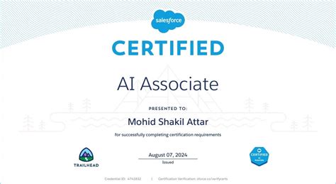 Mohid Attar On Linkedin Aiassociate Salesforce