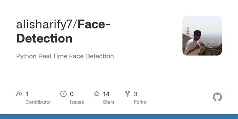 Github Alisharify7face Detection Python Real Time Face Detection