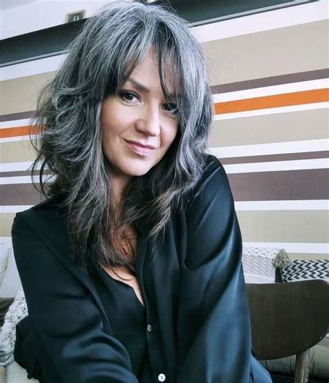 120 Embracing The Gray Chic Boho Hairstyles Over 50 Ideas In 2025