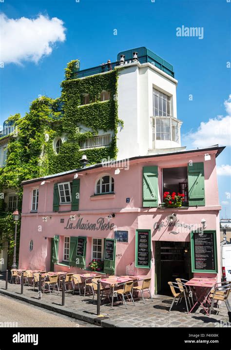 Restaurant La Maison Rose Montmartre Paris Ile De France France