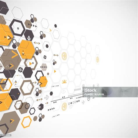 Abstract Technology Background向量圖形及更多互聯網圖片 互聯網 六角形 創作性 Istock