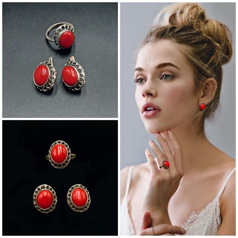 Серьги из коралла - 66 фото
