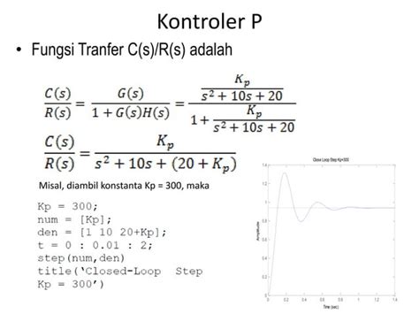 Kontrol Pid Dengan Matlab Pptx