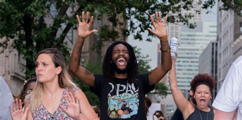 People Marched Through Manhattan To Protest Recent Police Shootings