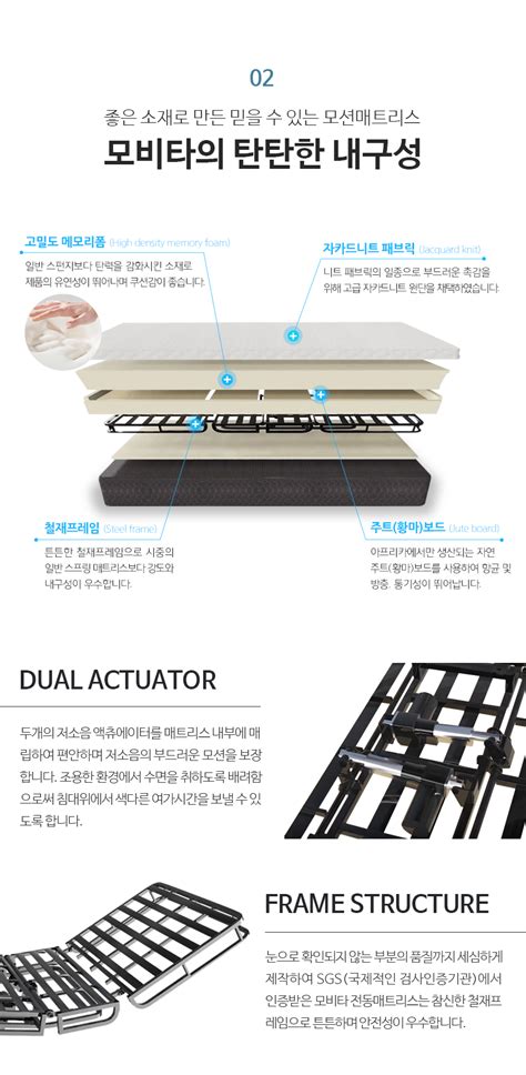 모션베드 전동 매트리스 싱글 모비타