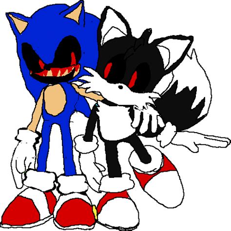 Pixilart Sonic And Tails Exe By Sonic Gamer