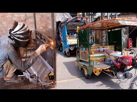The Complete QingQi Rickshaw Manufacturing Process Six Seater Rickshaw In Pakistan Moawin Pk