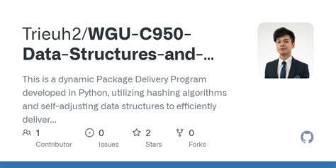 Github Trieuh2wgu C950 Data Structures And Algorithms Ii This Is A