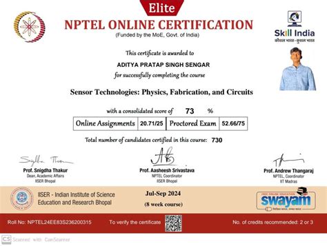 Aditya Pratap Singh Sengar On Linkedin Nptel Iitmadras