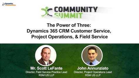The Power Of Three Dynamics 365 Crm Customer Service Project