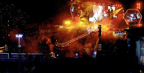 Coldplay Rose Bowl A Head Full Of Dreams Xylobands Aerial Photography
