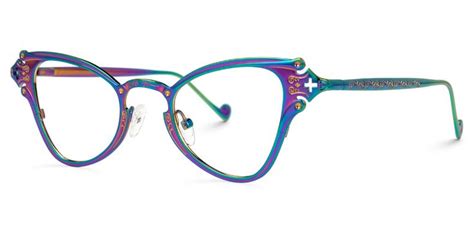 Chuchin Cat Eye Purple Eyeglasses Vooglam Unique Eyeglasses Cat