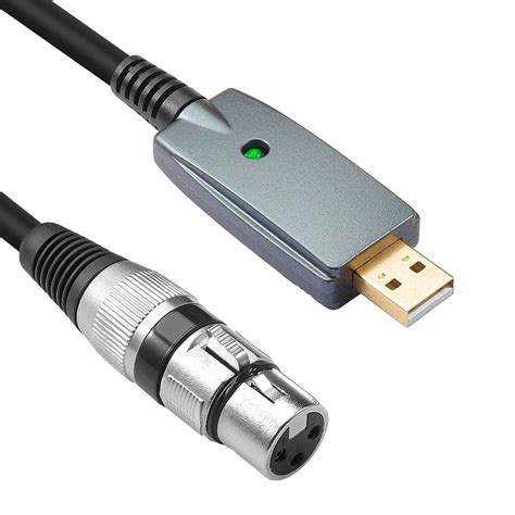 Usb Microphone Cablexlr Female To Usb Mic Link Converter Cable For