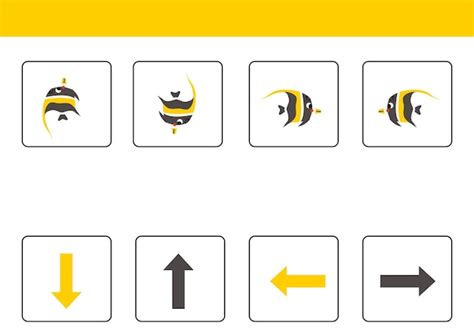 Premium Vector Left Right Up Or Down Spatial Orientation With Cute