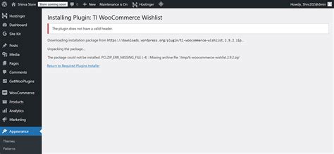Plugin Installation Error Envato Forums