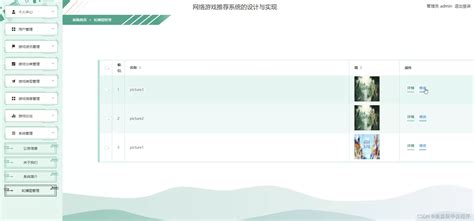 Django网络游戏推荐系统的设计与实现源码mysql论文游戏推荐系统源码 Csdn博客