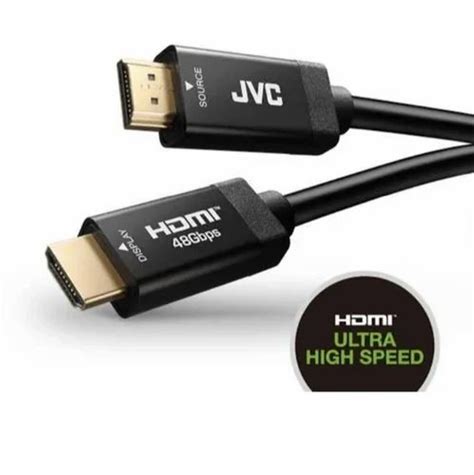 Black Copper Hdmi High Speed Cable 180 Gbps Connector Type A Type