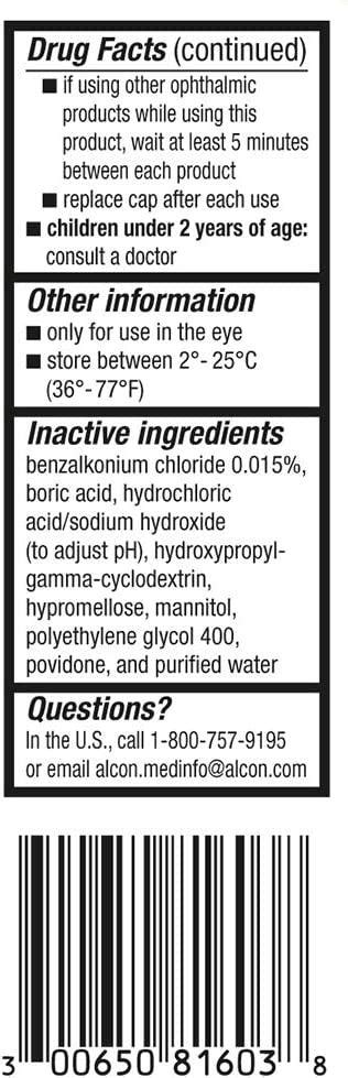 Pataday Once Daily Relief Extra Strength Relief 2 5ml 2 Count