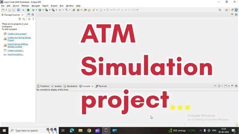 Atm Machine Simulation Project Atm Machine Project In Java Java