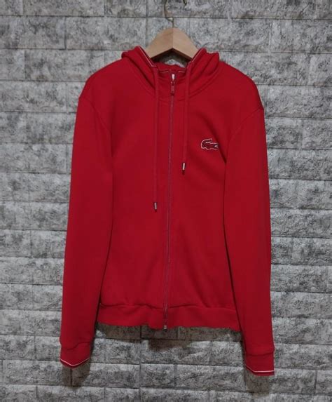 라코스테 기모 후드집업 95~100공용 세컨웨어