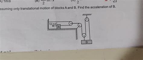 4 1m S B 2 2 73 Ssuming Only Translational Motion Physics