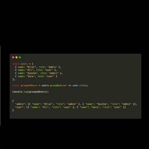 Say Goodbye To Loops Javascript Introduces Native Groupby Grouping Hamza Hayat