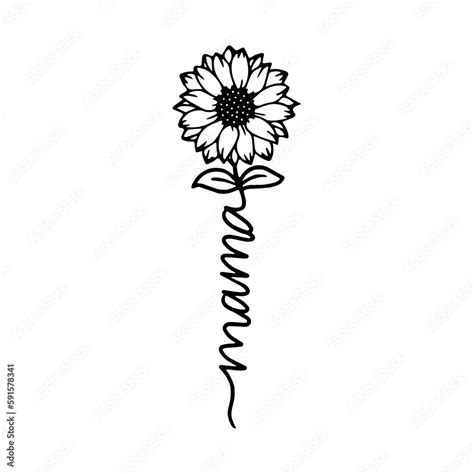 Mama Svg Sunflower Svg Blessed Mom Svg Mom Shirt Svg Mom Life Svg