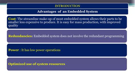 1 Advantages And Applications Of Embedded System Pptx
