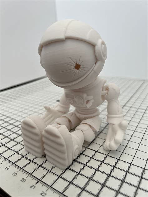 D Printed Flexi Astronaut Skeleton Space Man Flexi Factory Etsy