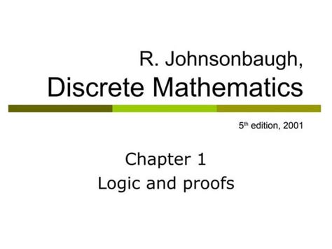 mathematical logic part 1 ppt physics science