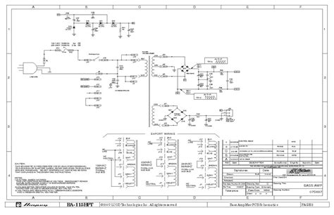 Unveiling The Ampeg Ba115 Schematic A Comprehensive Guide To