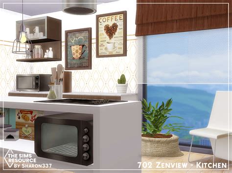 The Sims Resource 702 Zenview Kitchen TSR CC Only
