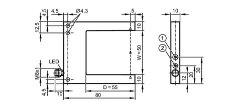 Opu203 Photoelectric Fork Sensor Ifm