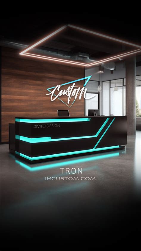 Tron Reception Desk Modern Reception Desk Design Shop