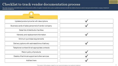 Vendor Checklist Powerpoint Ppt Template Bundles Ppt Powerpoint