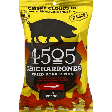 4505 Meats En Fuego Chicharrones Fried Pork Rinds 2 5 Oz Instacart