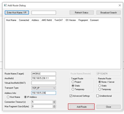 Exorpart10 Connect To Beckhoff With Ads And Use The Reciple Function