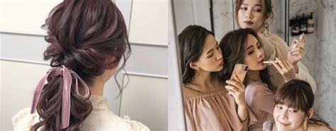 姊妹、伴娘髮型 2020 短髮、長髮、圓臉簡易做出高級感「 Diy 編髮 Set 頭教學」