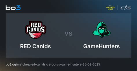 RED Canids Vs GameHunters Live CS2 Match At ESL Challenger League