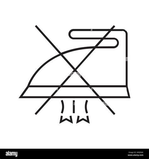 DO NOT IRON MEDIUM STEAM Editable And Resizeable Vector Icon Stock