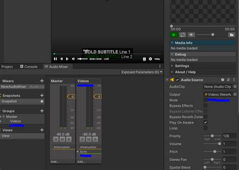 AudioSource Audio Mixer Group Usage Issue 1210 RenderHeads