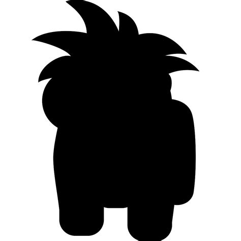 Among Us Son Goku Character Cursor Cursor Space