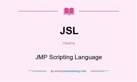 Jsl Jmp Scripting Language In Undefined By