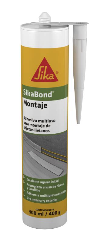 Pegar Objetos Livianos Sin Usar Clavos O Tornillos SIKABOND MONTAJE
