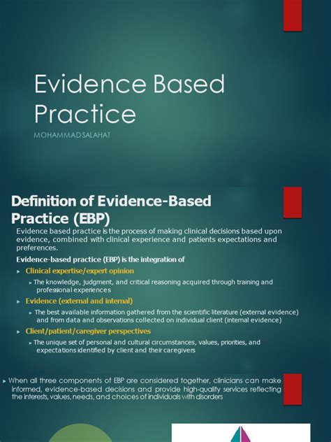 Evidence-Based-Practice All Steps | PDF | Evidence Based Medicine | Evidence Based Practice