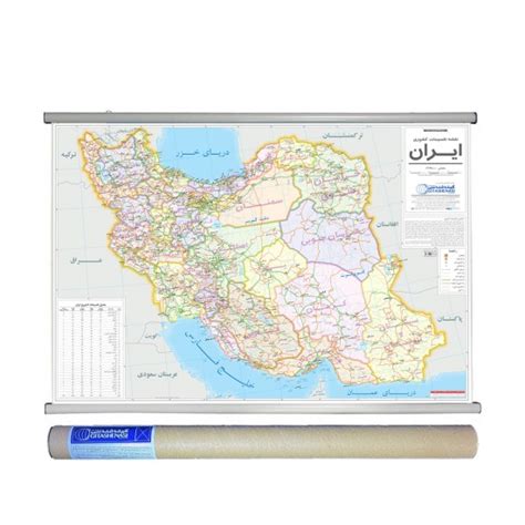 نقشه تقسیمات کشوری ایران جدید
