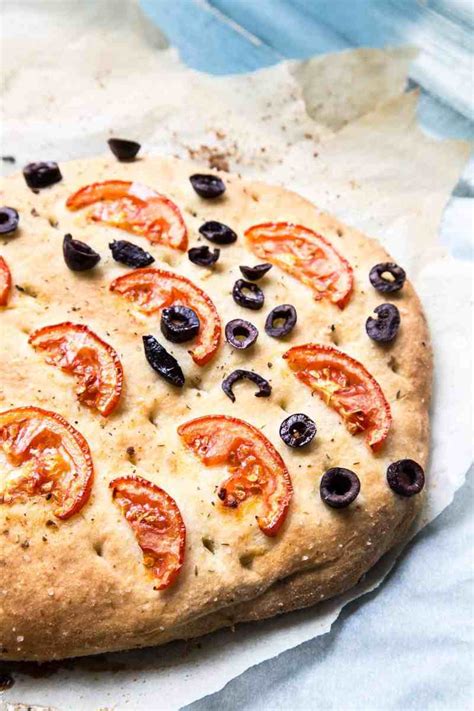Focaccia Bread With Garlic Tomato And Herbs Garlic Matters