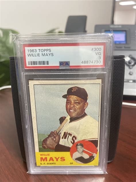 1963 Topps Willie Mays 300 San Francisco Giants Hof Psa 3 Vg Ebay